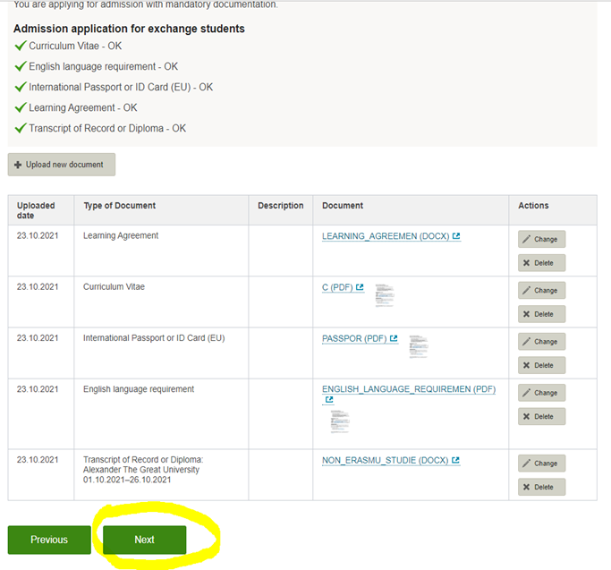 Inbound exchange students: How to create your application profile after ...
