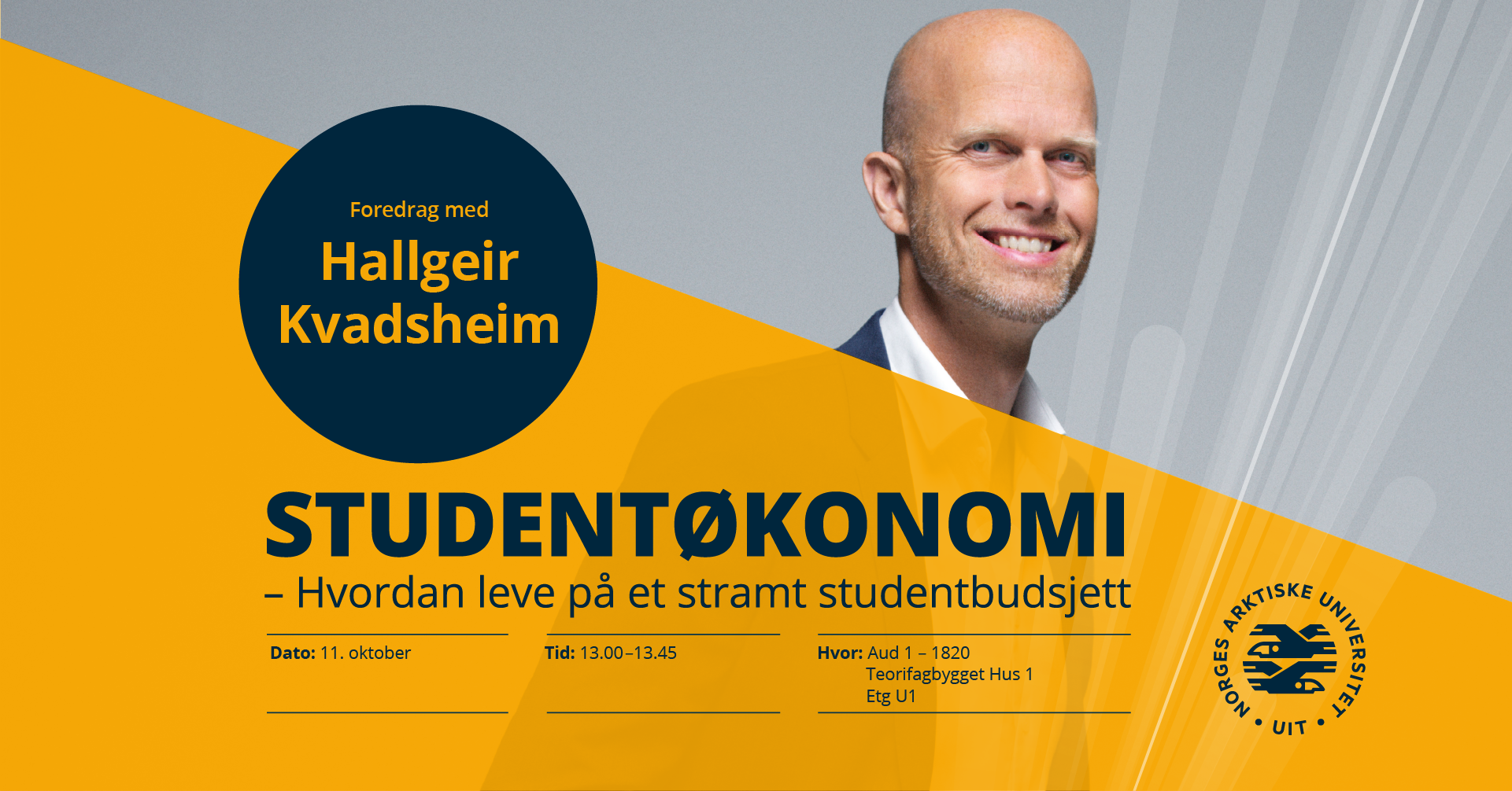 Hvordan leve på et stramt studentbudsjett? – med Hallgeir Kvadsheim | UiT